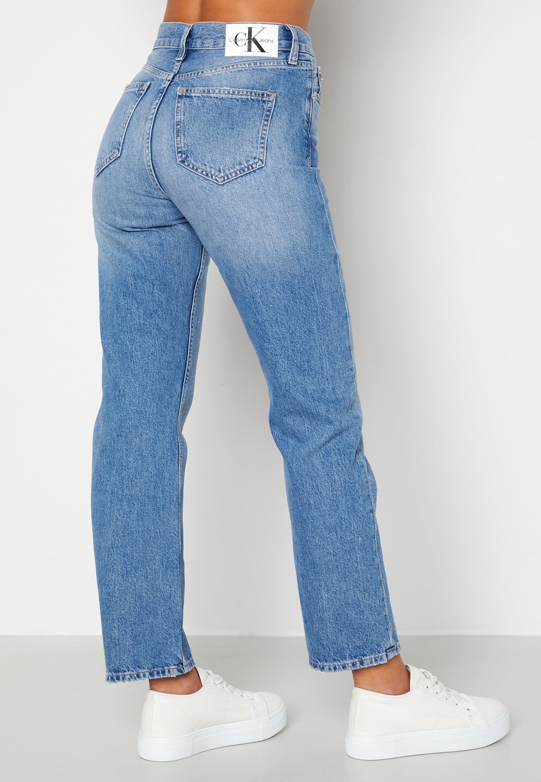 Calvin klein jeans – High Rise Straight Ankle – High waist jeans – Blue
