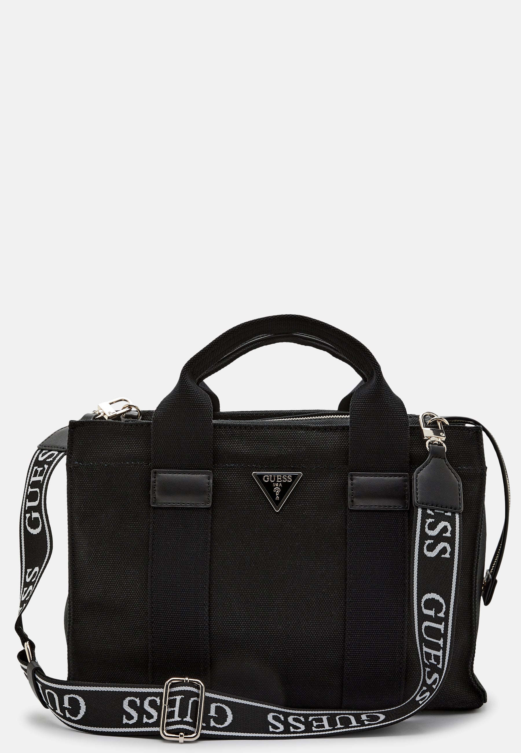 Guess – Canvas 2 Small Tote – Accessories – Black
