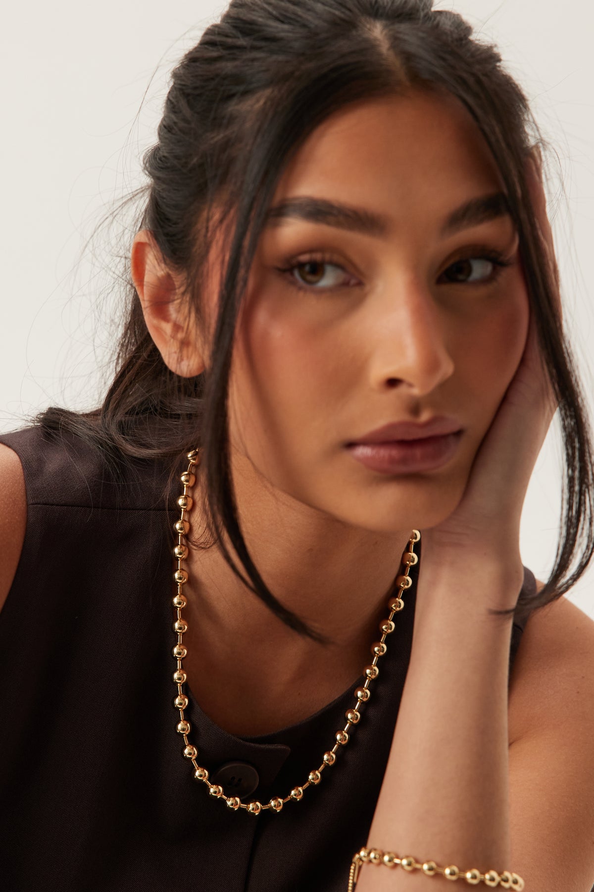 Pilgrim - Pilgrim - Air Necklace Gold-plated Gold