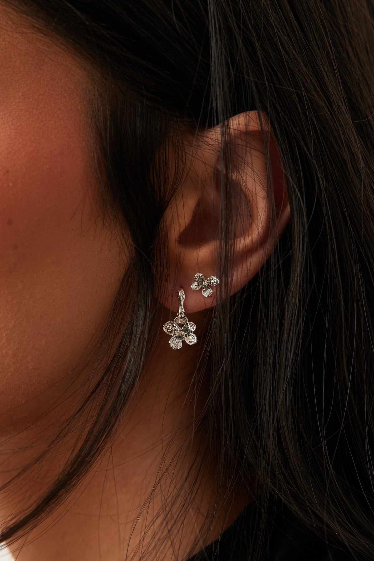 Pilgrim - Pilgrim - Ajani Earrings 2-in-1 Set, Silver Silver